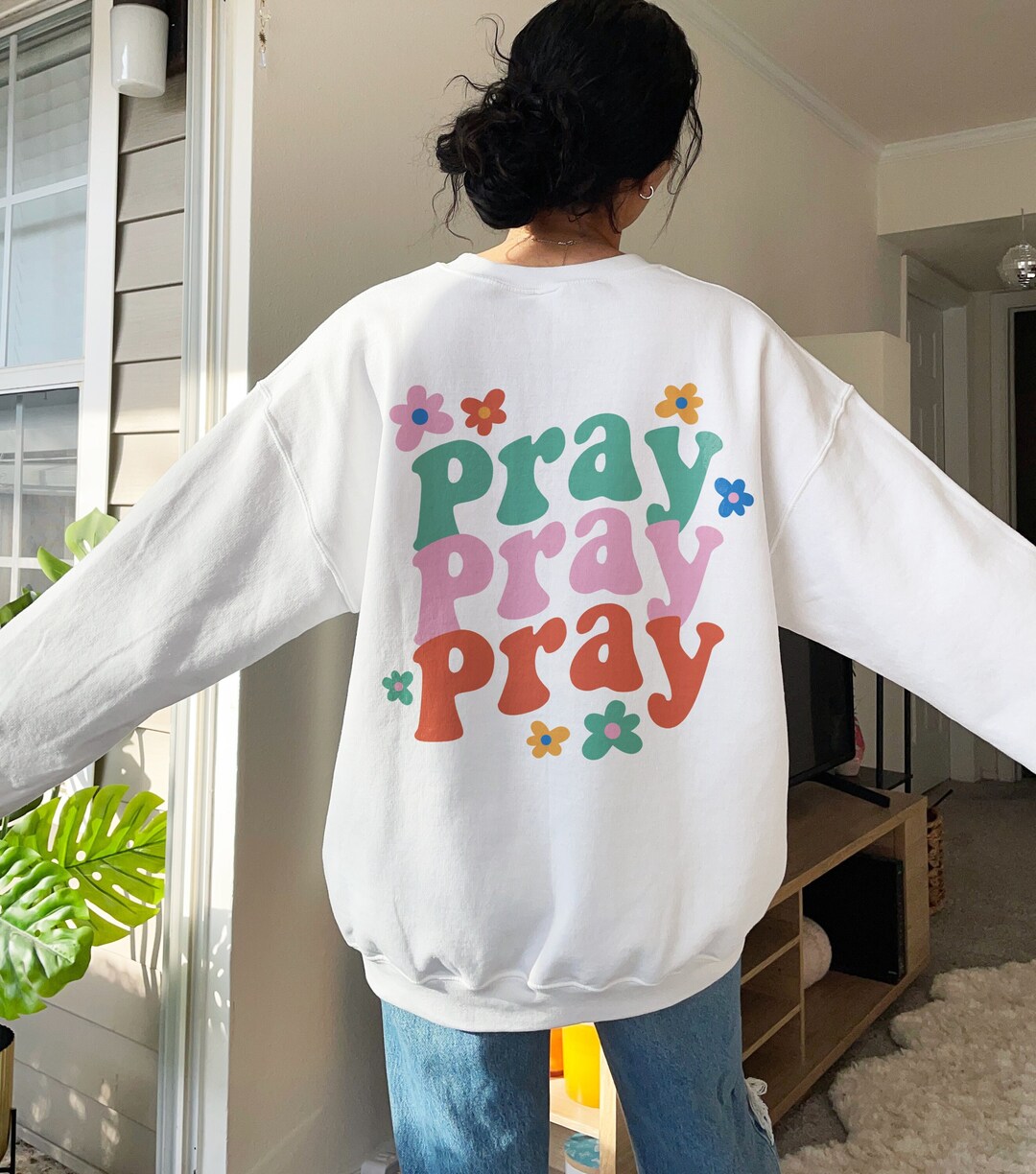 Pray Christian Sweatshirt Christian Apparel Trendy Hoodie Christian ...