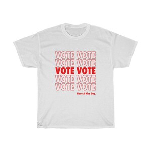 Vote Shirt, 2020 Election Shirt, Vote T-shirt for Men or Women, Voting ...