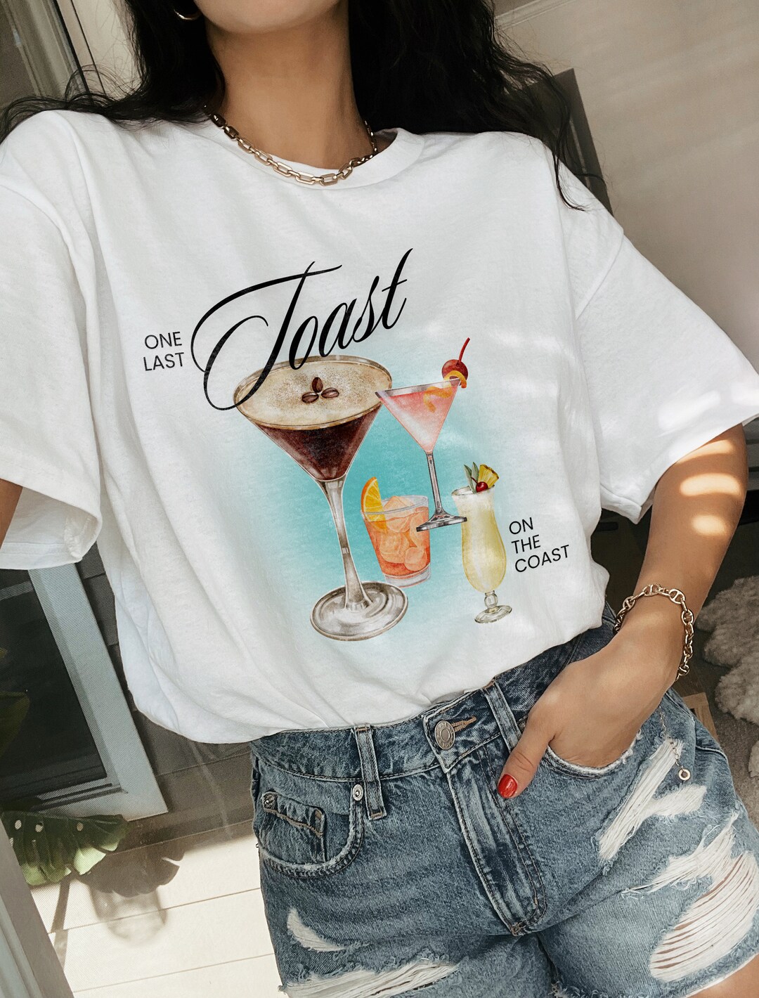 One Last Toast Cocktail Tshirt Drinking Shirt Bachelorette Merch ...