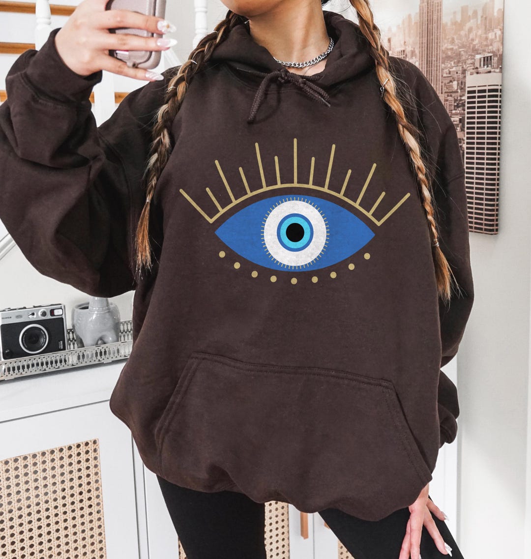 Eye Hoodie Evil Eye Clothing Evil Eye Shirt Trendy Clothes Aesthetic ...