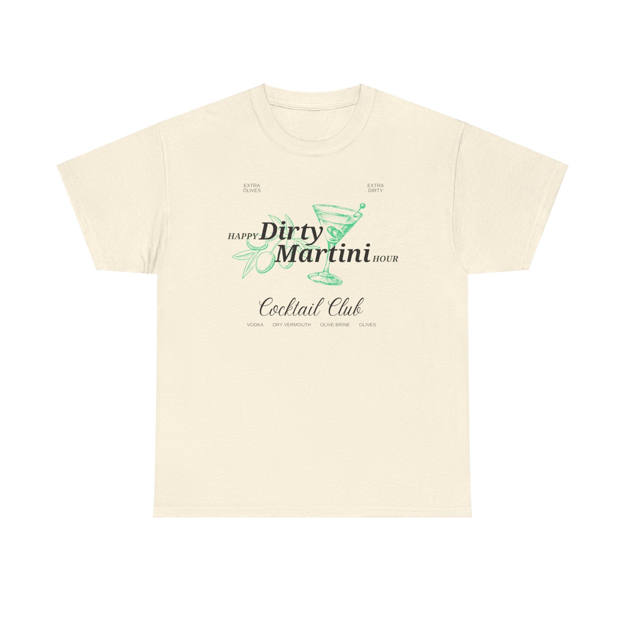 Dirty Martini Cocktail Club Drinking Shirt Cocktail Tshirt Bachelorette ...