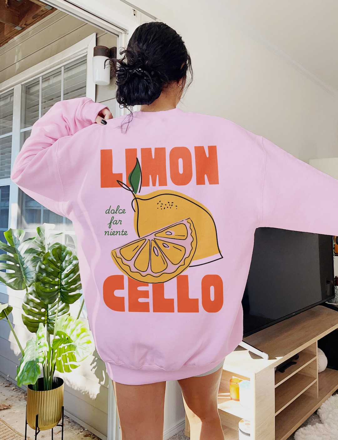 Limoncello Crew Neck Sweatshirt Italy Shirt Preppy Clothes Alcohol Tops ...