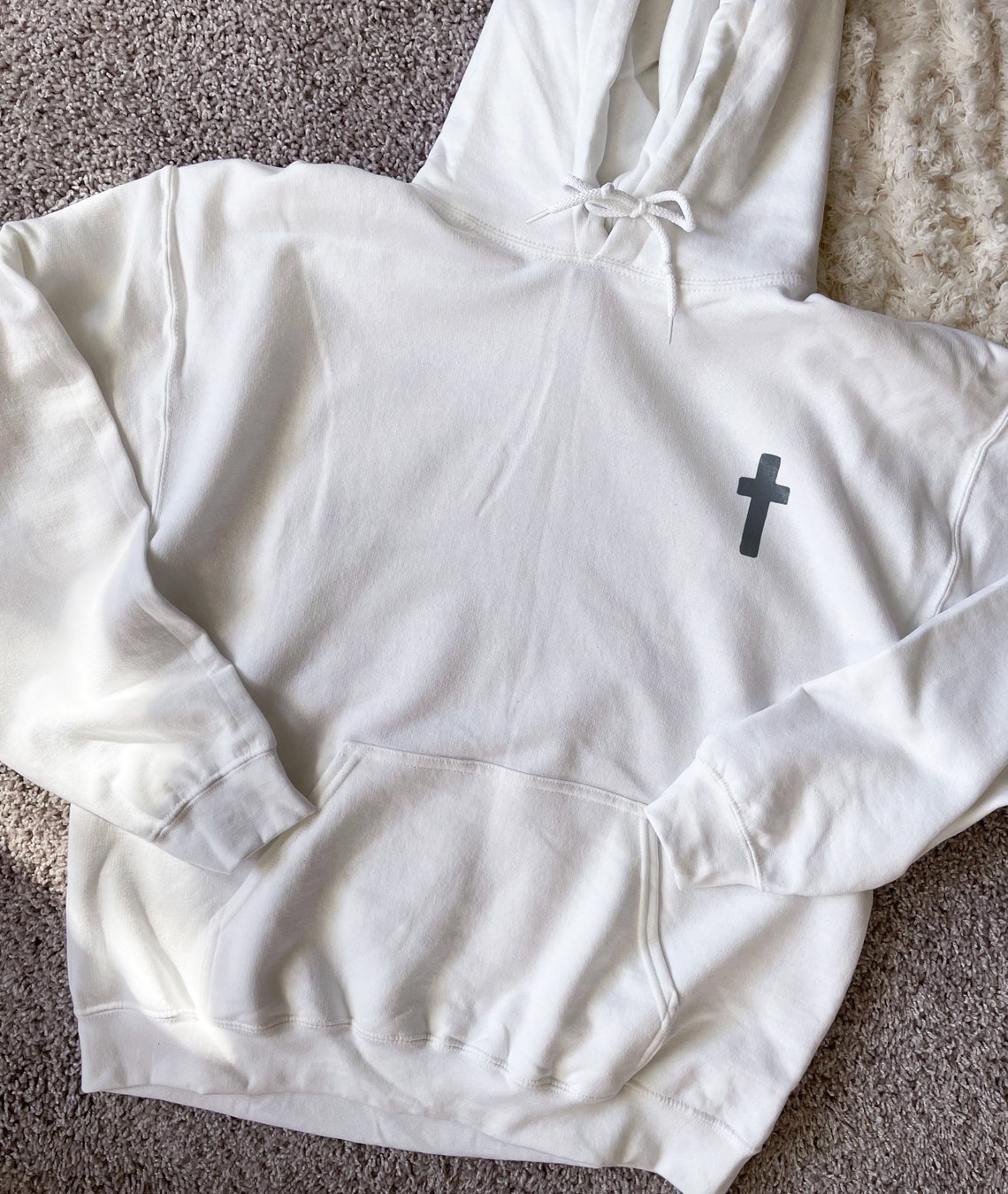 Christian Sweatshirt Verse Shirt Christian Apparel Trendy Hoodie Back ...