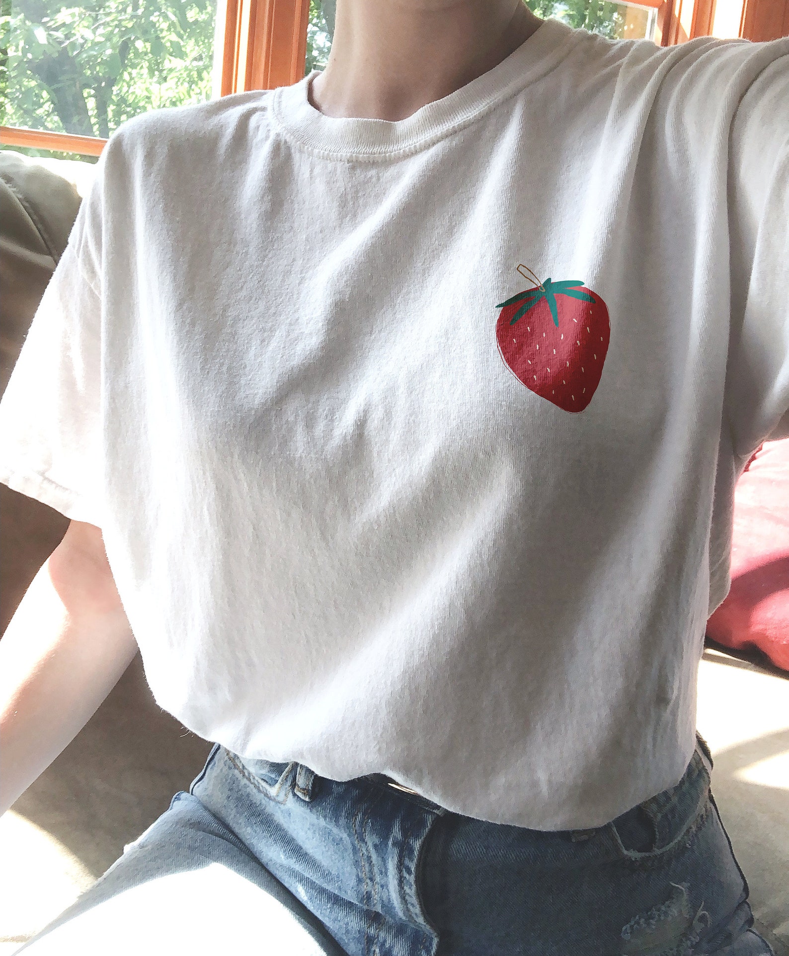 Strawberry Shirt Trendy Clothes Strawberry Clothes Strawberry | Etsy