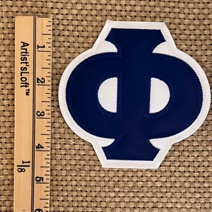 Greek Sorority 4 Inch Greek Letter Iron on Patches Delta Sigma Theta ...
