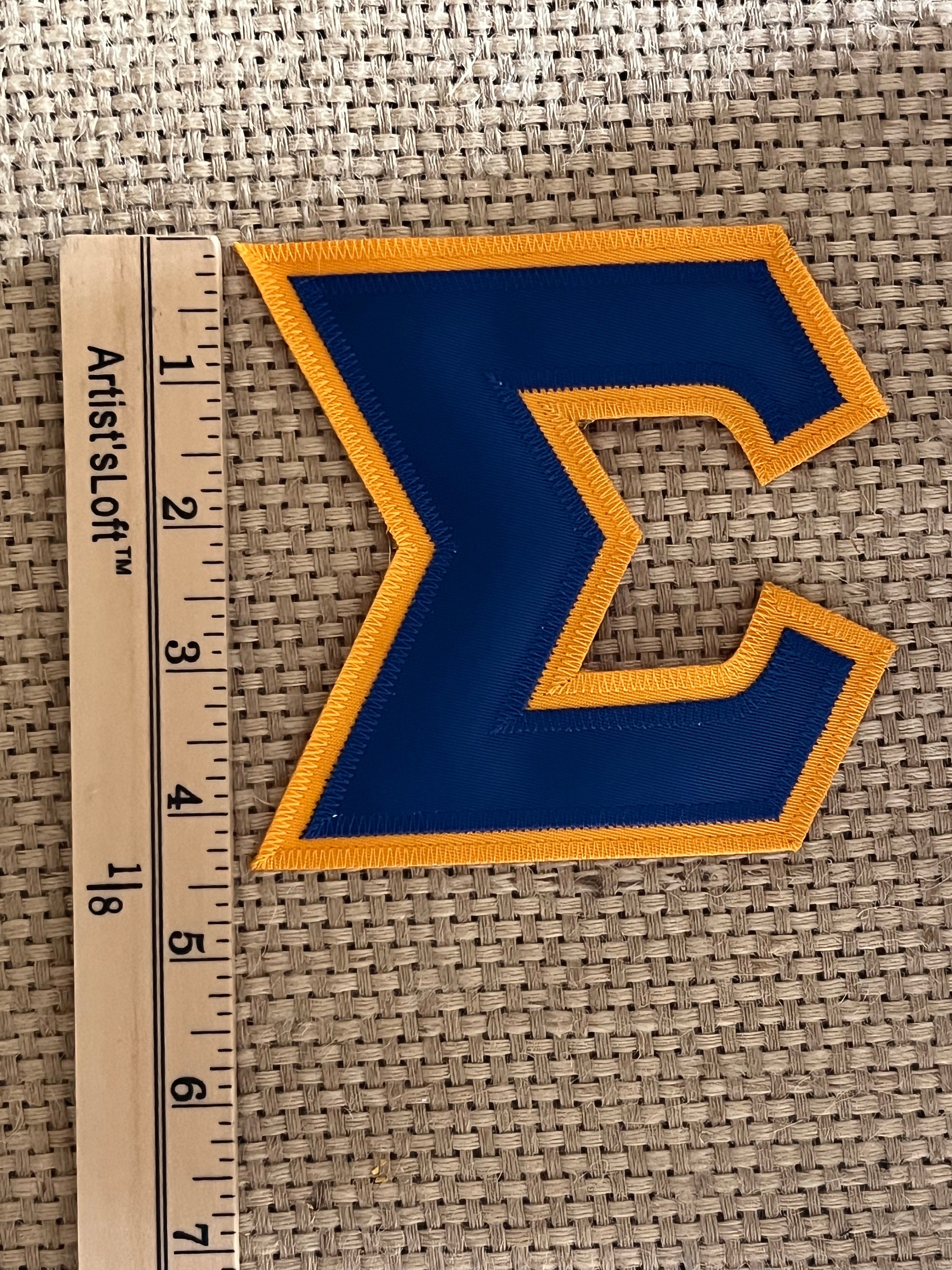 Greek Sorority 4 Inch Greek Letter Iron on Patches Delta Sigma Theta Alpha Kappa Alpha Zeta Phi ...