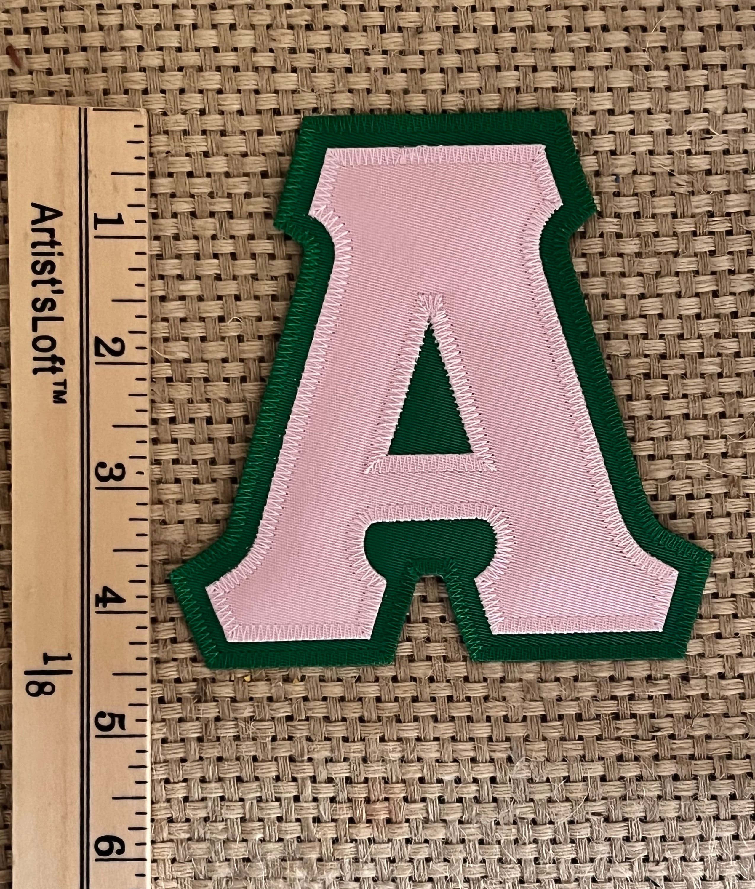 Greek Sorority 4 Inch Greek Letter Iron on Patches Delta Sigma Theta ...