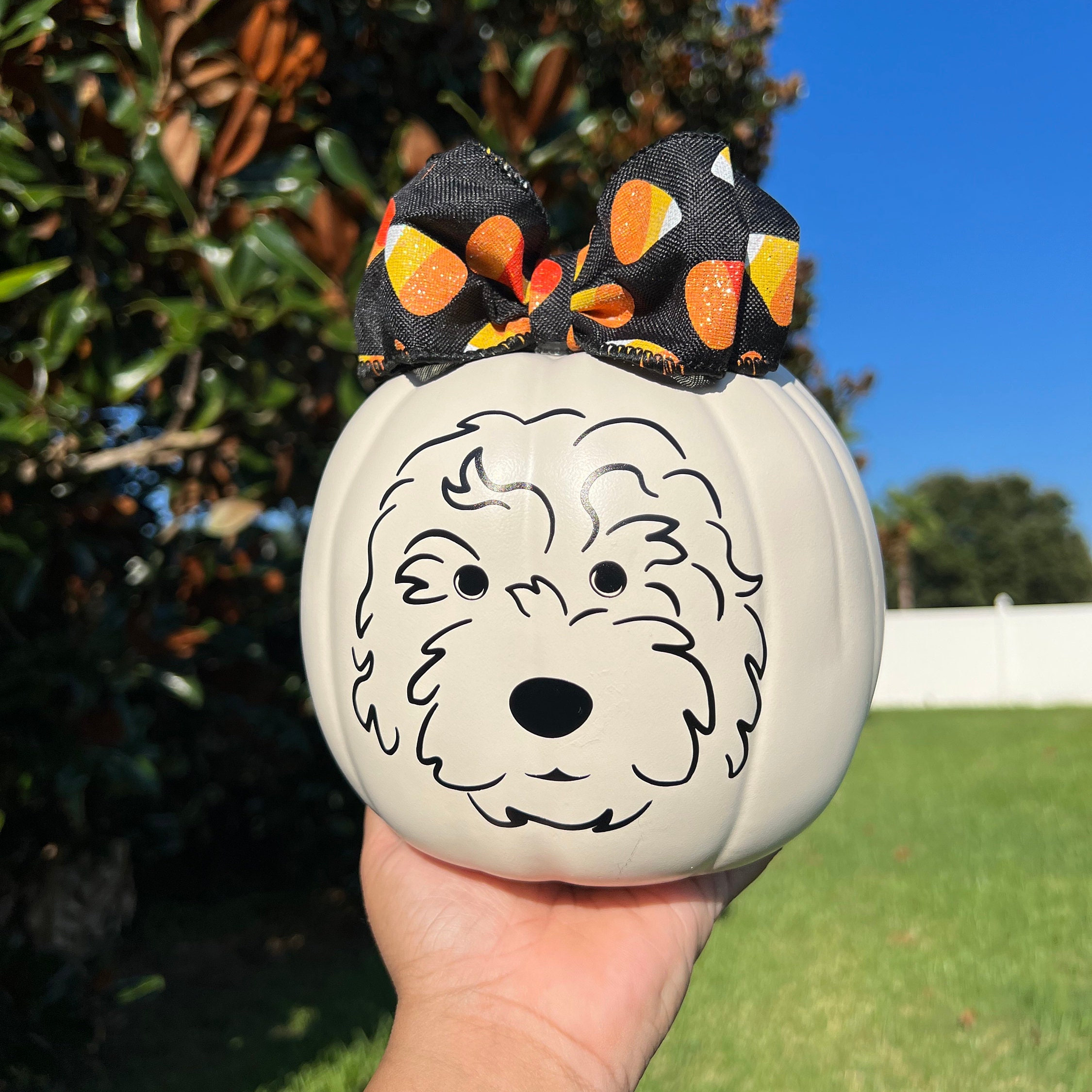 Golden Doodle Labradoodle Halloween Pumpkin Fall Dog Puppy - Etsy