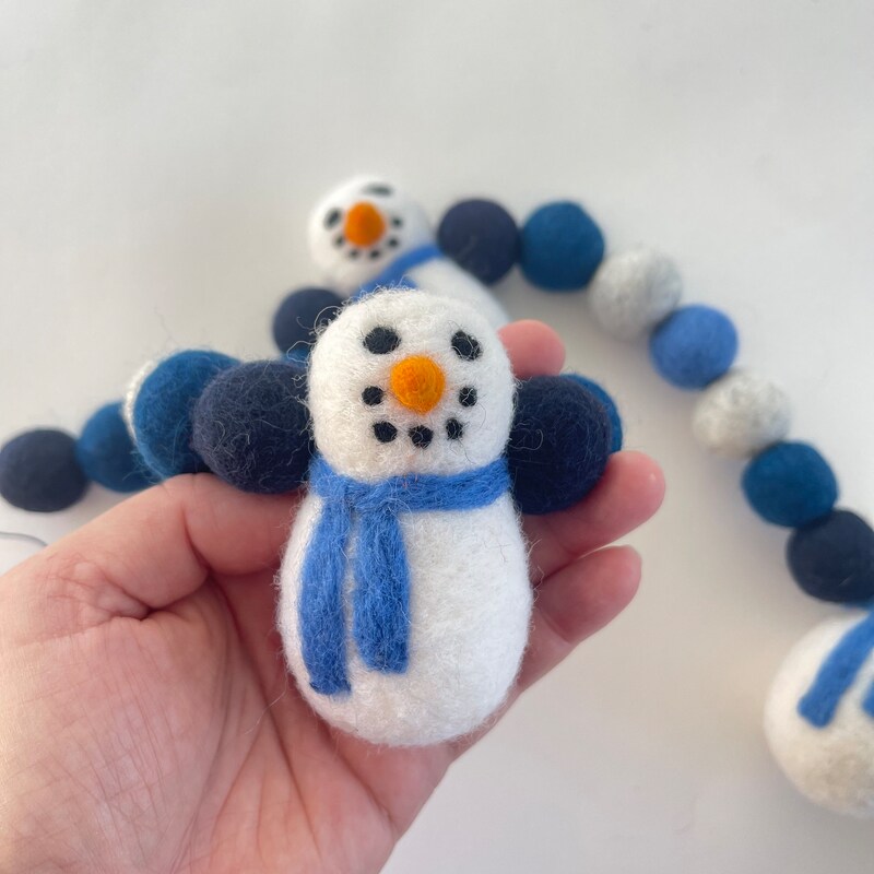 Snowman Garland - Etsy