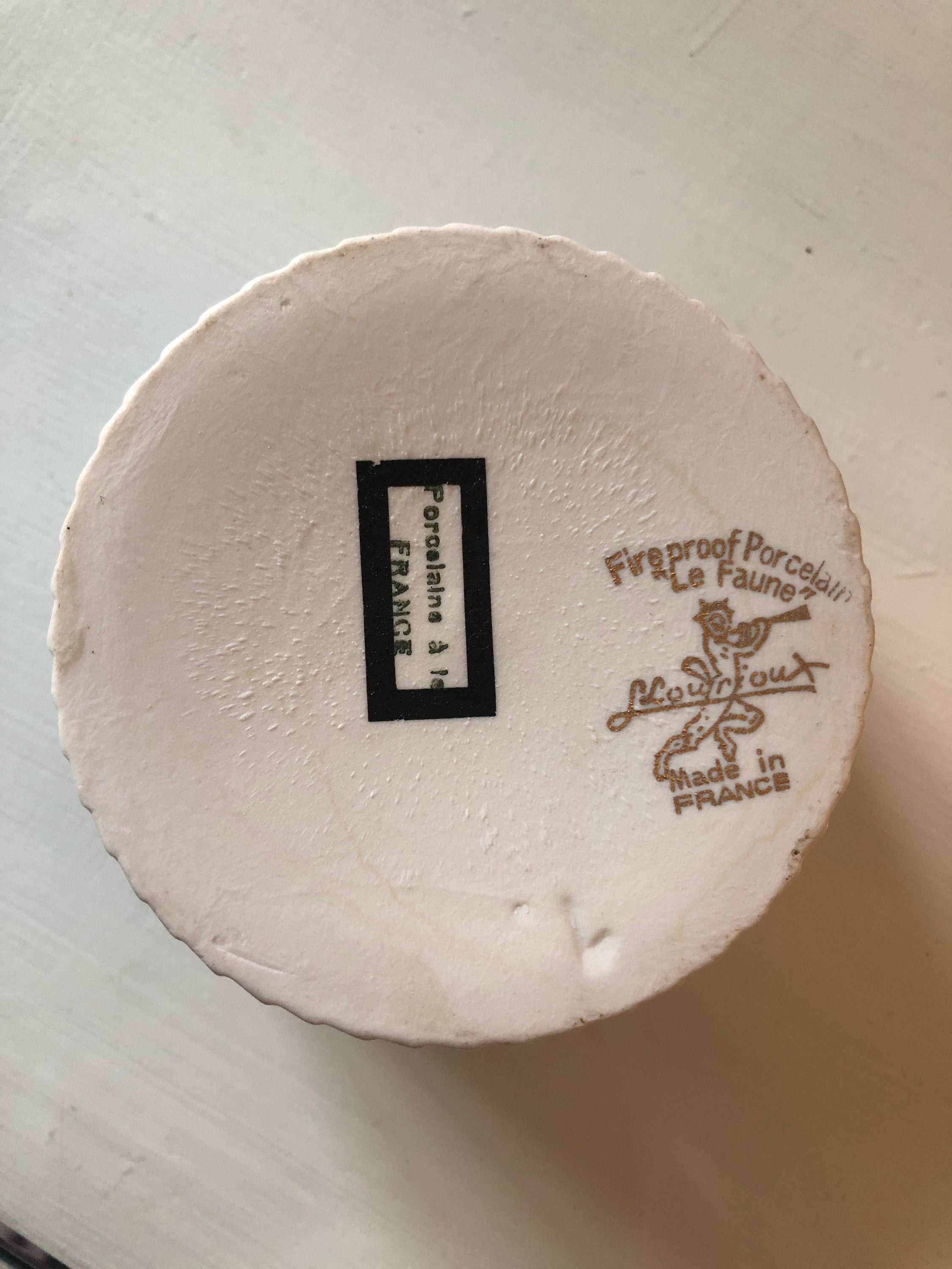 Vintage le Faune by Louis Lourioux Fireproof Porcelain Made in France 3 ...