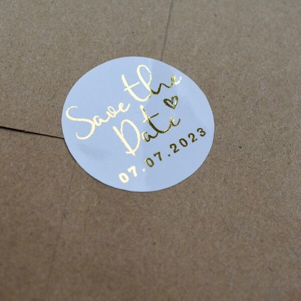 Save the Date Label - Etsy