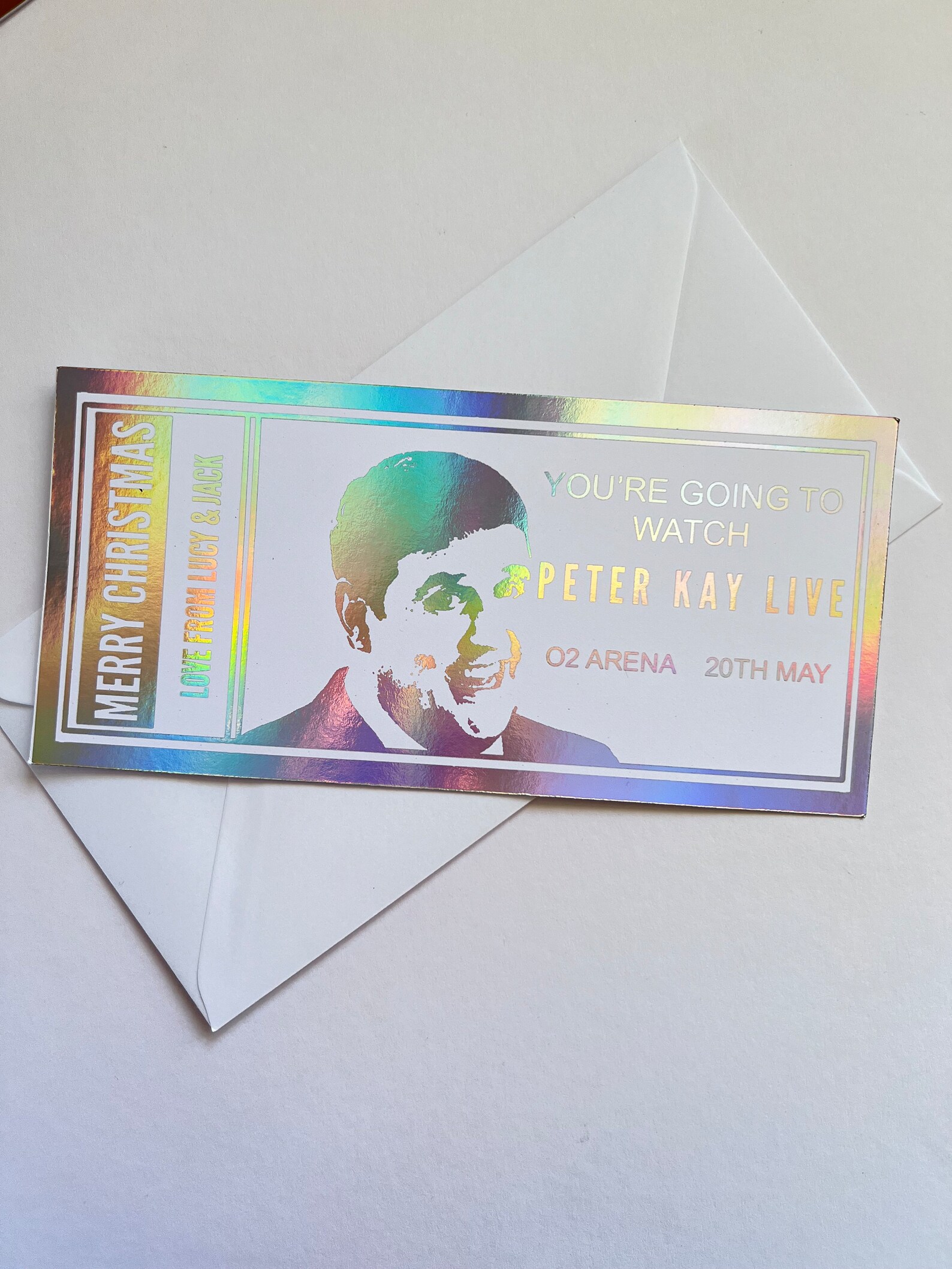 Personalised Foiled Golden Ticket Custom Event Ticket - Etsy