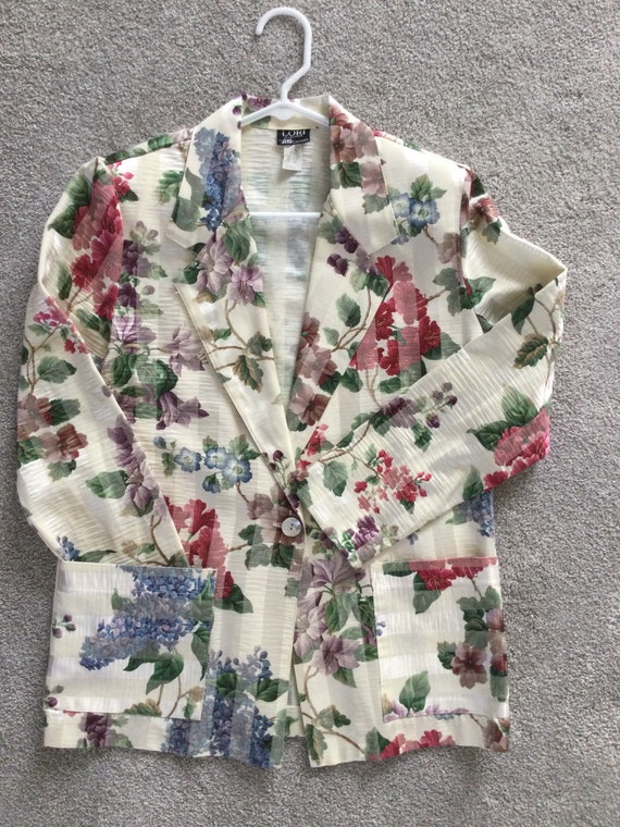 ladies vintage floral jacket - Gem