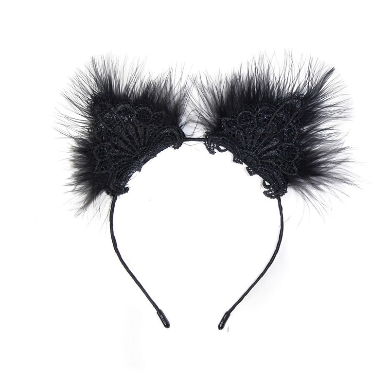 Lace Cat Ears - Etsy