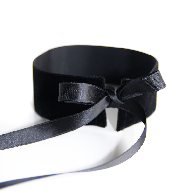 Black Velvet Choker Big - Etsy UK