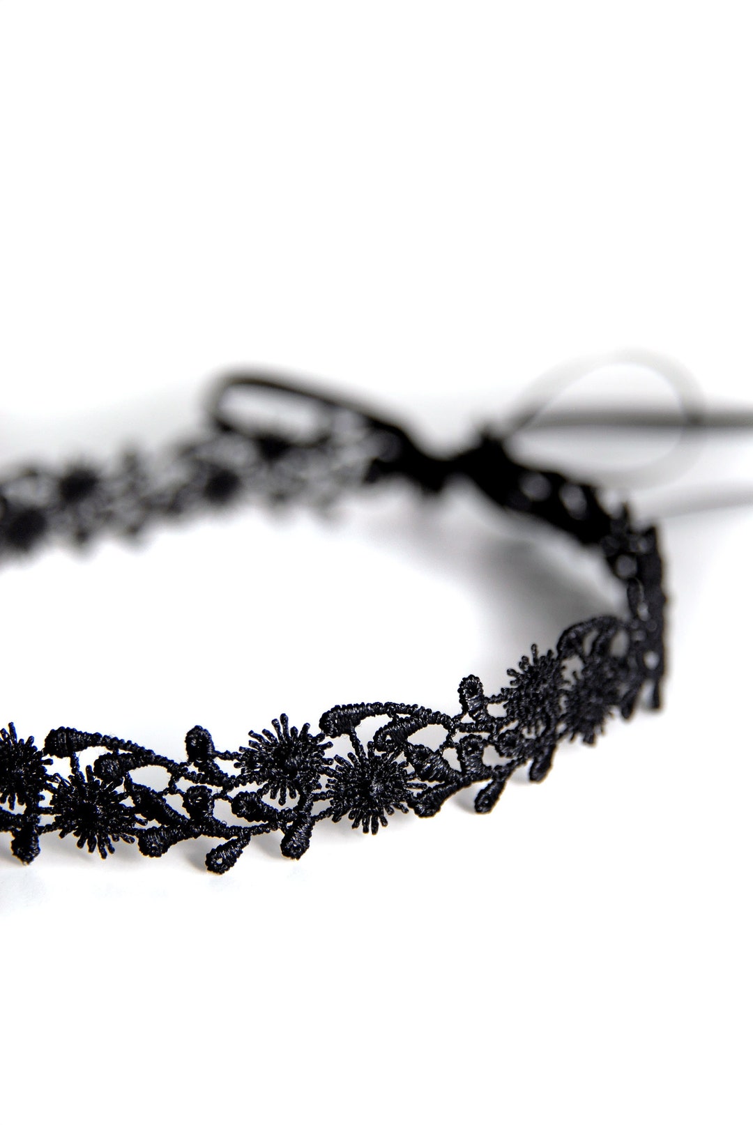 SWEET & TINY CHOKER - Sweet Little Choker Made of Black Lace, Which Can ...
