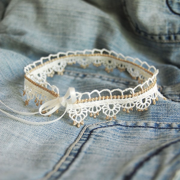 Lace Choker - Etsy