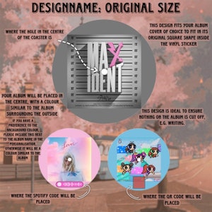 Custom Vinyl Coasters - Etsy