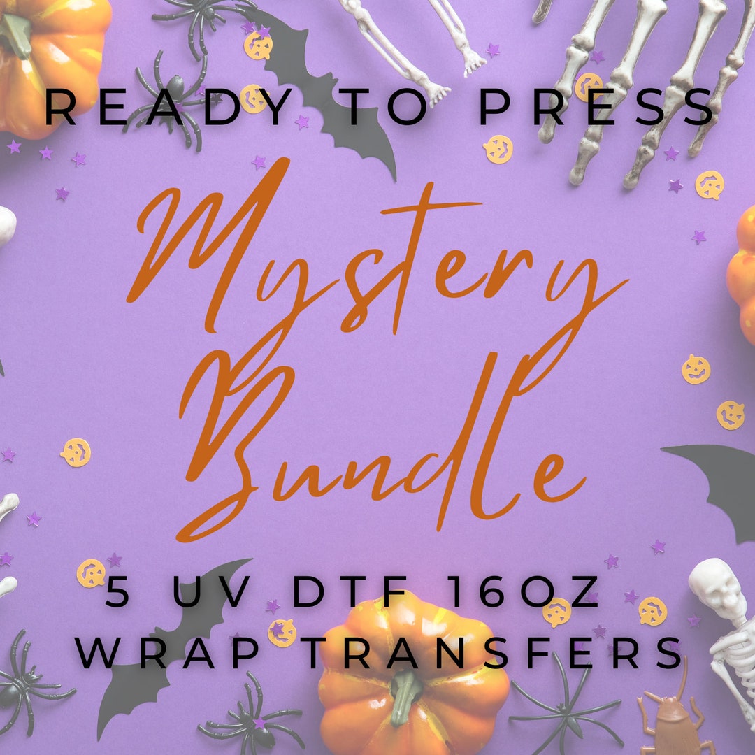 UV DTF Cup Wrap Halloween Mystery Bundle Decals 16oz. - Etsy