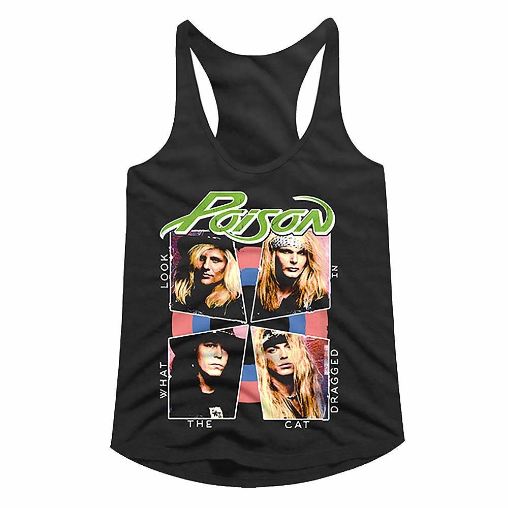 Poison Band Women's Tanktop Look What the Cat Dragged in - Etsy