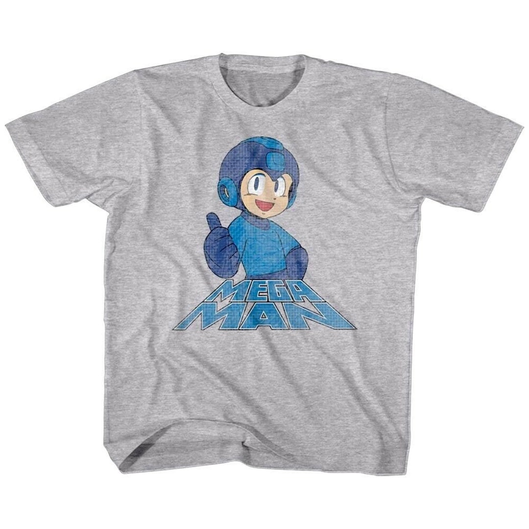Mega Man Shirt Thumbs up Capcom Nintendo Gamer Kids Tees - Etsy