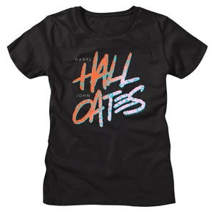 HALL AND OATES 80's Pop Logo Women's T-shirt Bigger Than Both of Us ...