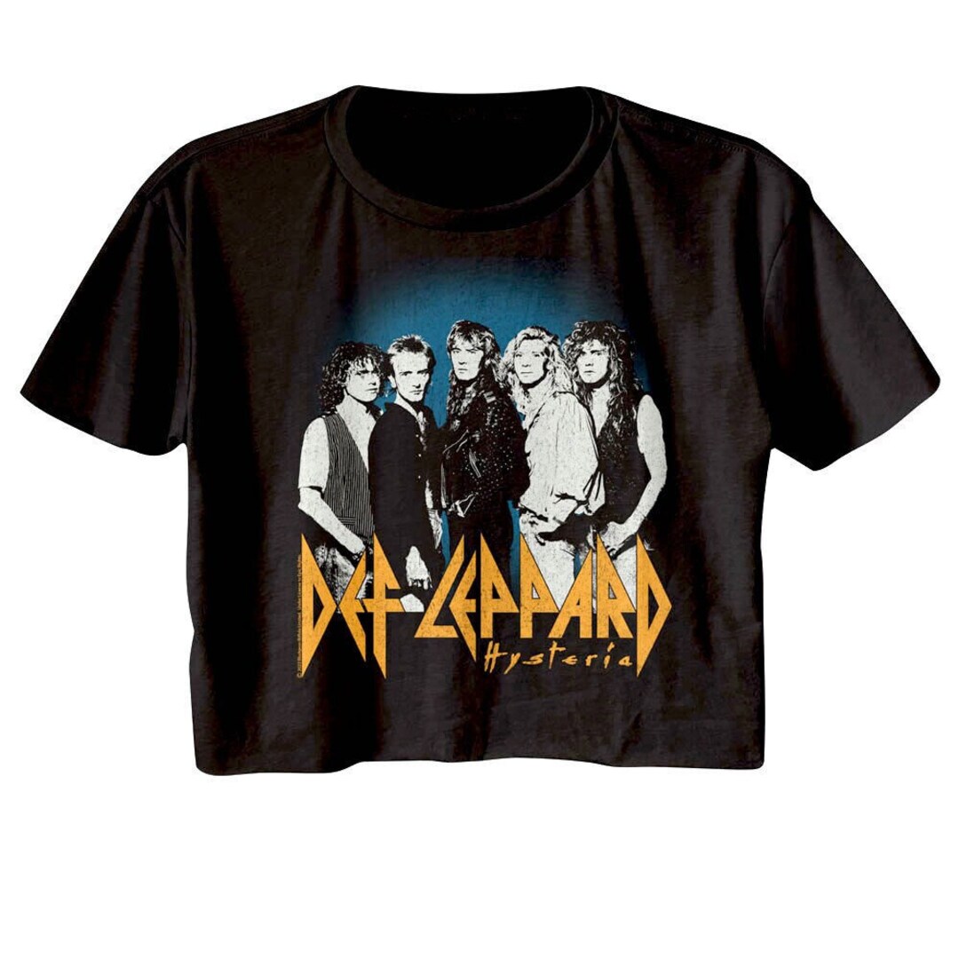 DEF LEPPARD Crop Top Band Photo Outfits for Rock Concert Tour 2023 - Etsy