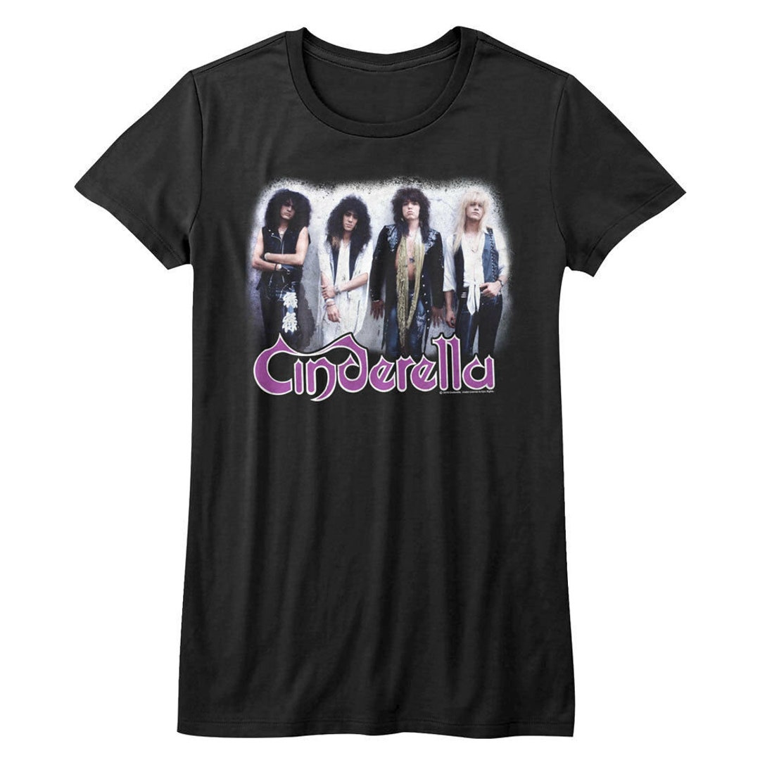 Cinderella the Last Mile T-shirt Band Photo Women's Graphic Tee Glam ...