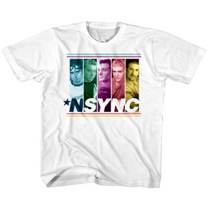 NSYNC Kids T-shirt Pastel Boy Band Faces Music Album - Etsy
