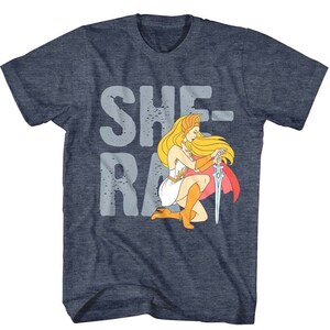 She-ra Women's Oversize T-shirt Shera Princess of Power Pose Blue ...