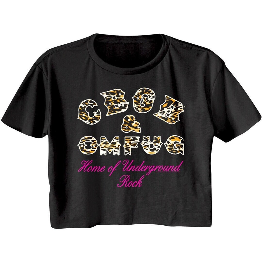 CBGB Band Crop Top Women's Leopard Print-shirts OMFUG NYC Home of ...