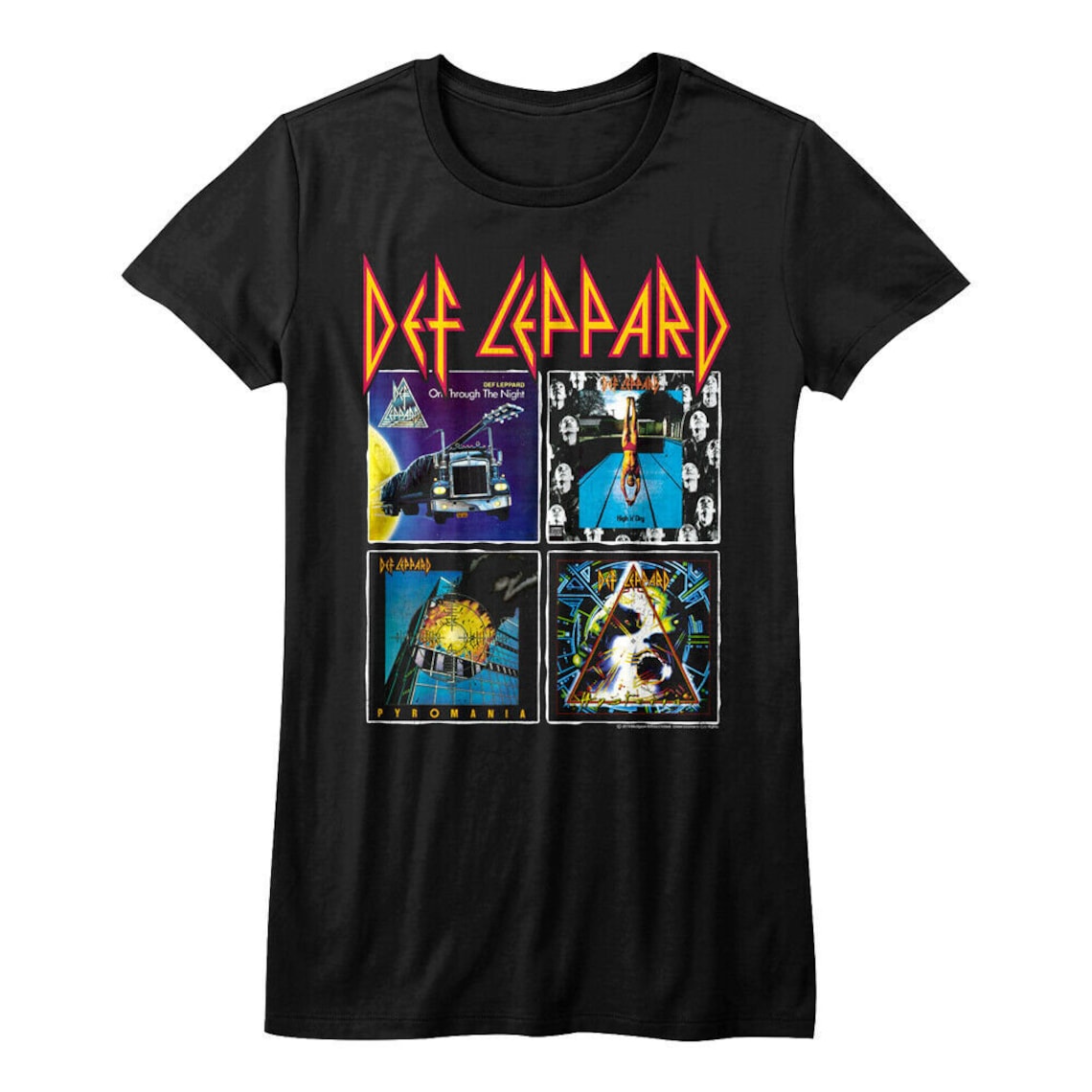 Def Leppard Women T Shirt 80s Album Covers Tshirt Classic Glam - Etsy