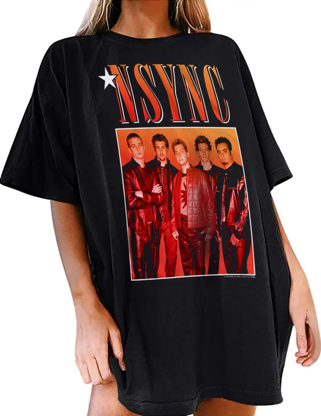 NSYNC Women's Oversized T-shirt NSYNC Looking Fresh - Etsy
