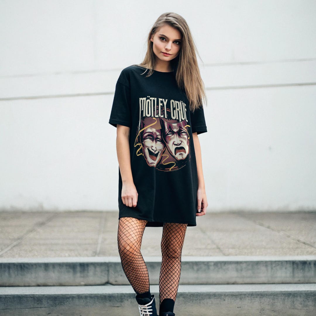 Motley Crue Theatre of Pain Drama Masks Oversize Unisex T Shirt - Etsy