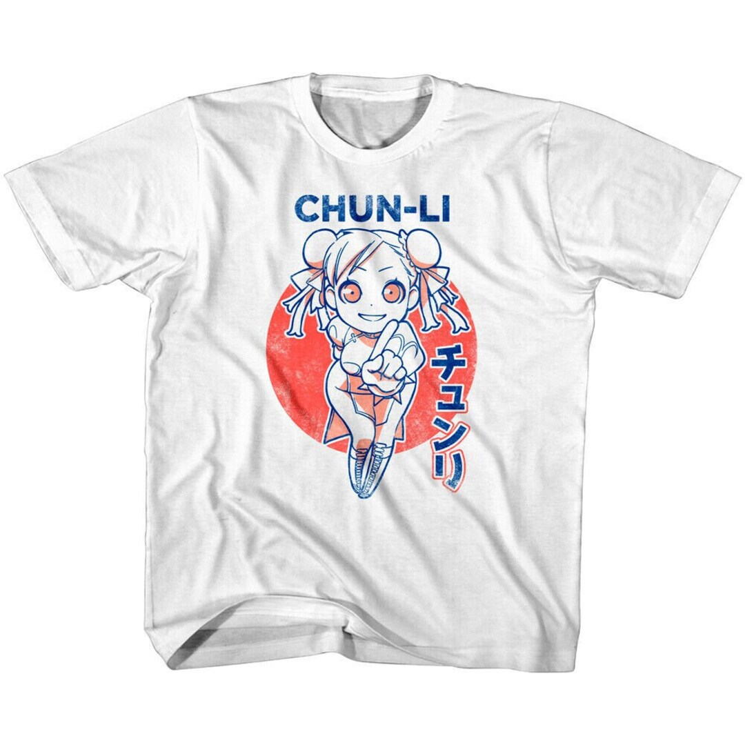 Street Fighter T-shirt Chibi Chun-li Capcom Video Game Kids Tees - Etsy