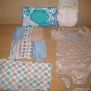 Baby Boy Baby Shower" Cuddly" Diaper Stork Bundle - Etsy