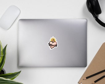 Cute Jesus, Chibi Jesus, Cartoon Jesus Sticker Kiss-cut & Bubble-free ...