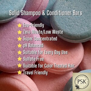 Coastal Rain Solid Shampoo & Conditioner Bars Sets and - Etsy