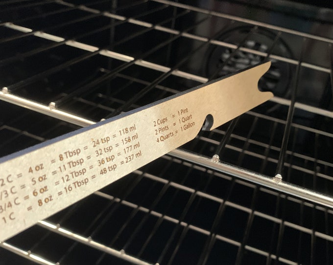 Wooden Utensil, Oven Push Pull, Kitchen Measurement Conversions, Gift ...
