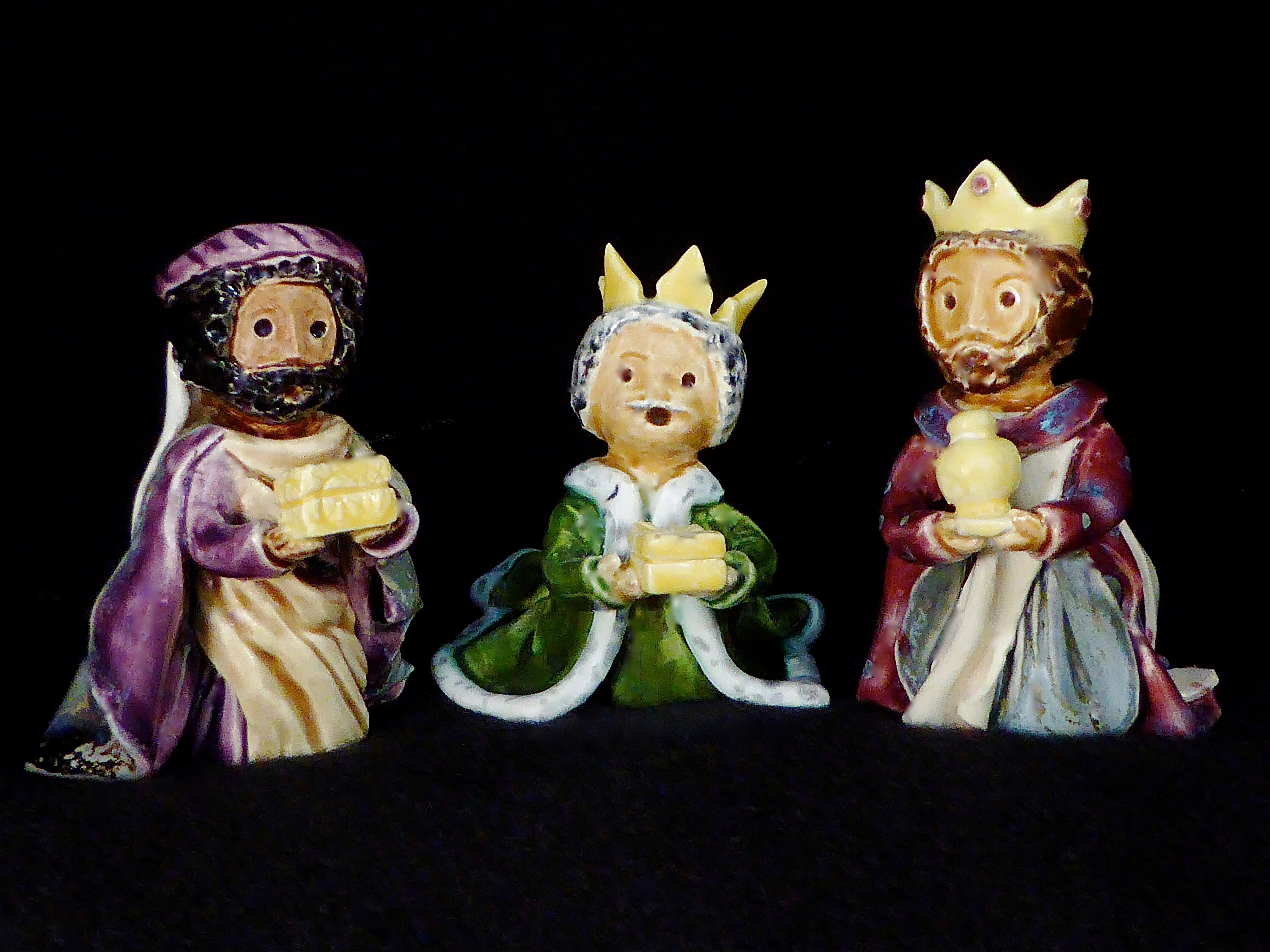 Kings and Magi Bethlehem Ceramic Nativity Scene - Etsy