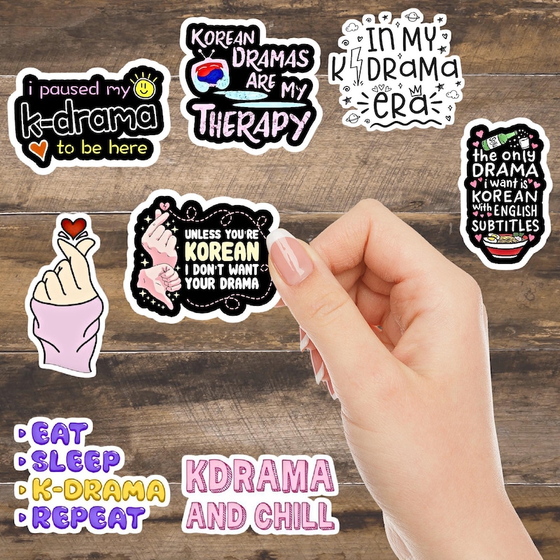 Drama Scrapbook Stickers - Etsy