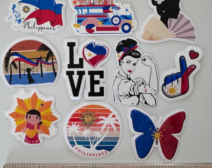 Philippine Attire Sticker Sheet Maria Clara Baro't Saya Terno Ancient ...