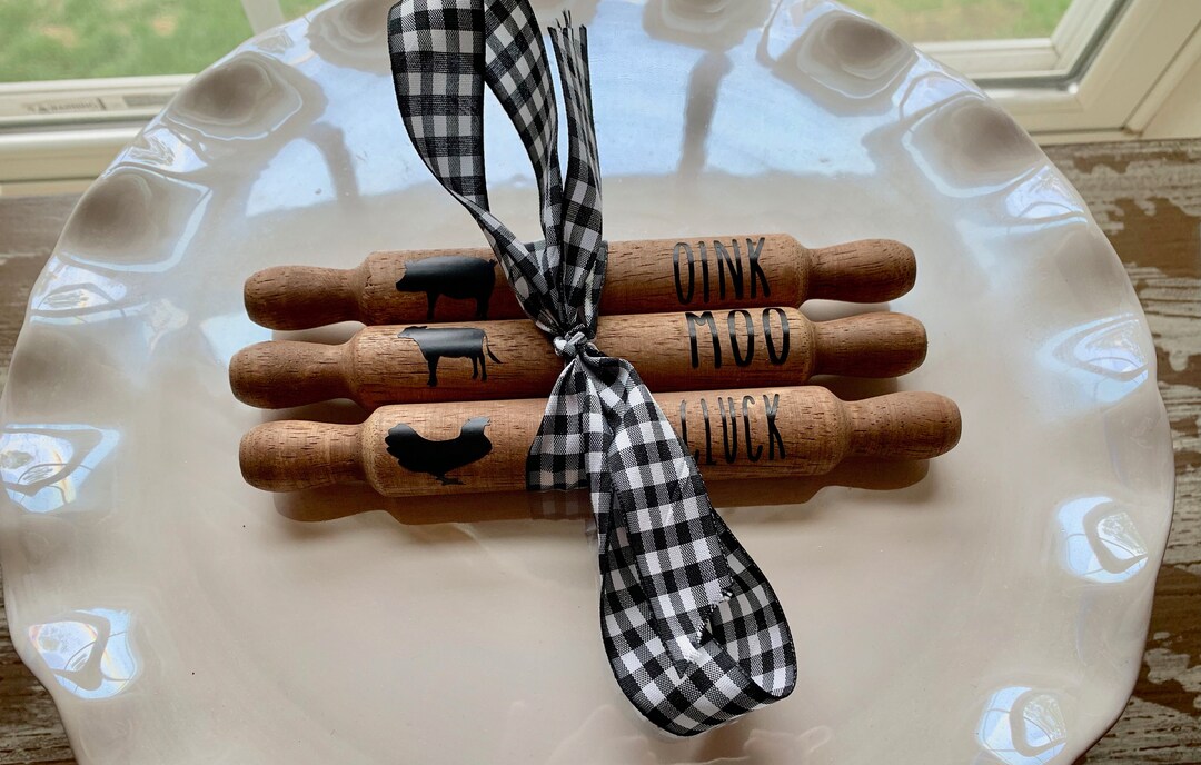 Farmhouse Mini Rolling Pins - Etsy