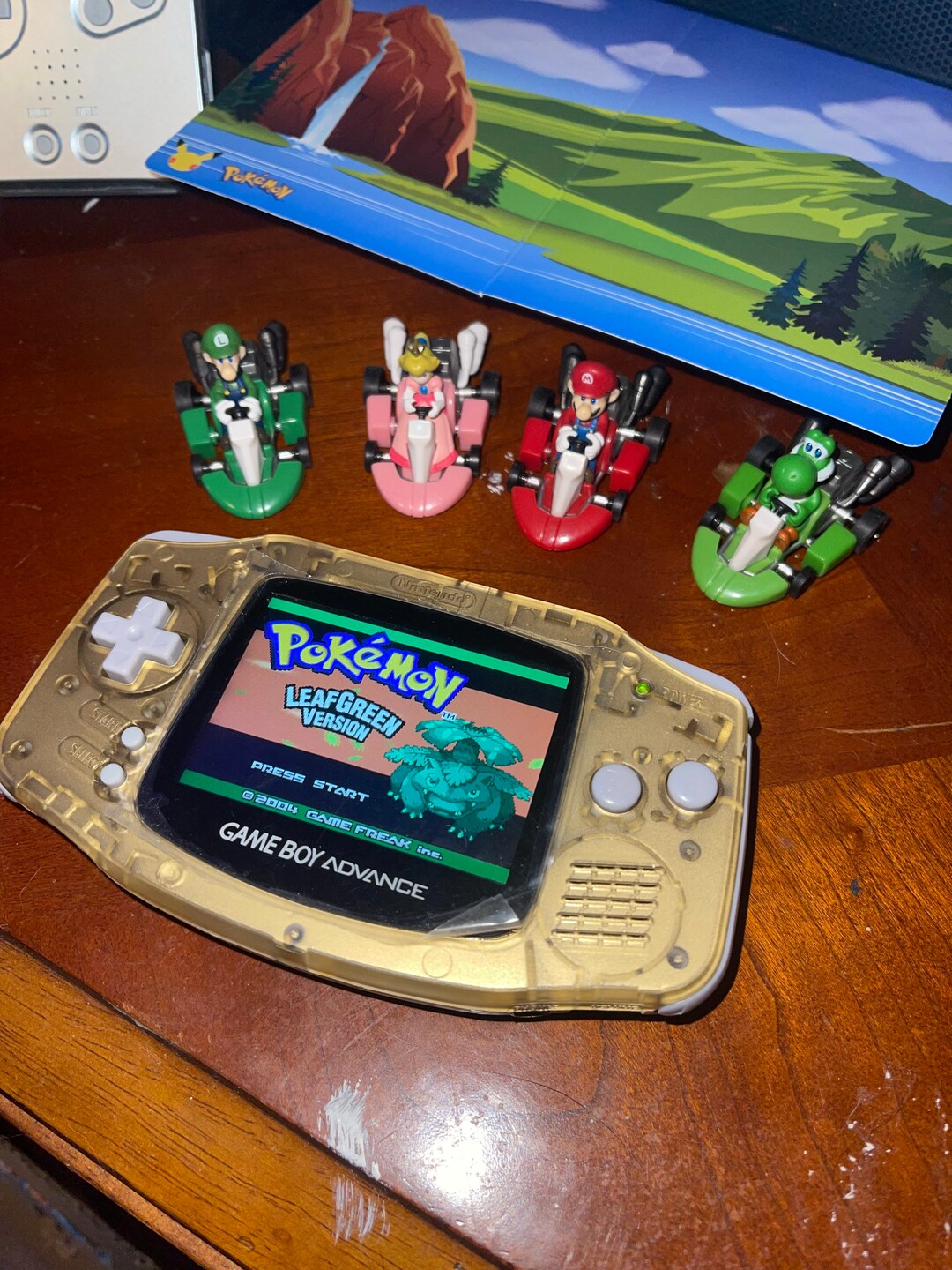Golden Gameboy advance landscape with ips screen - Etsy.de