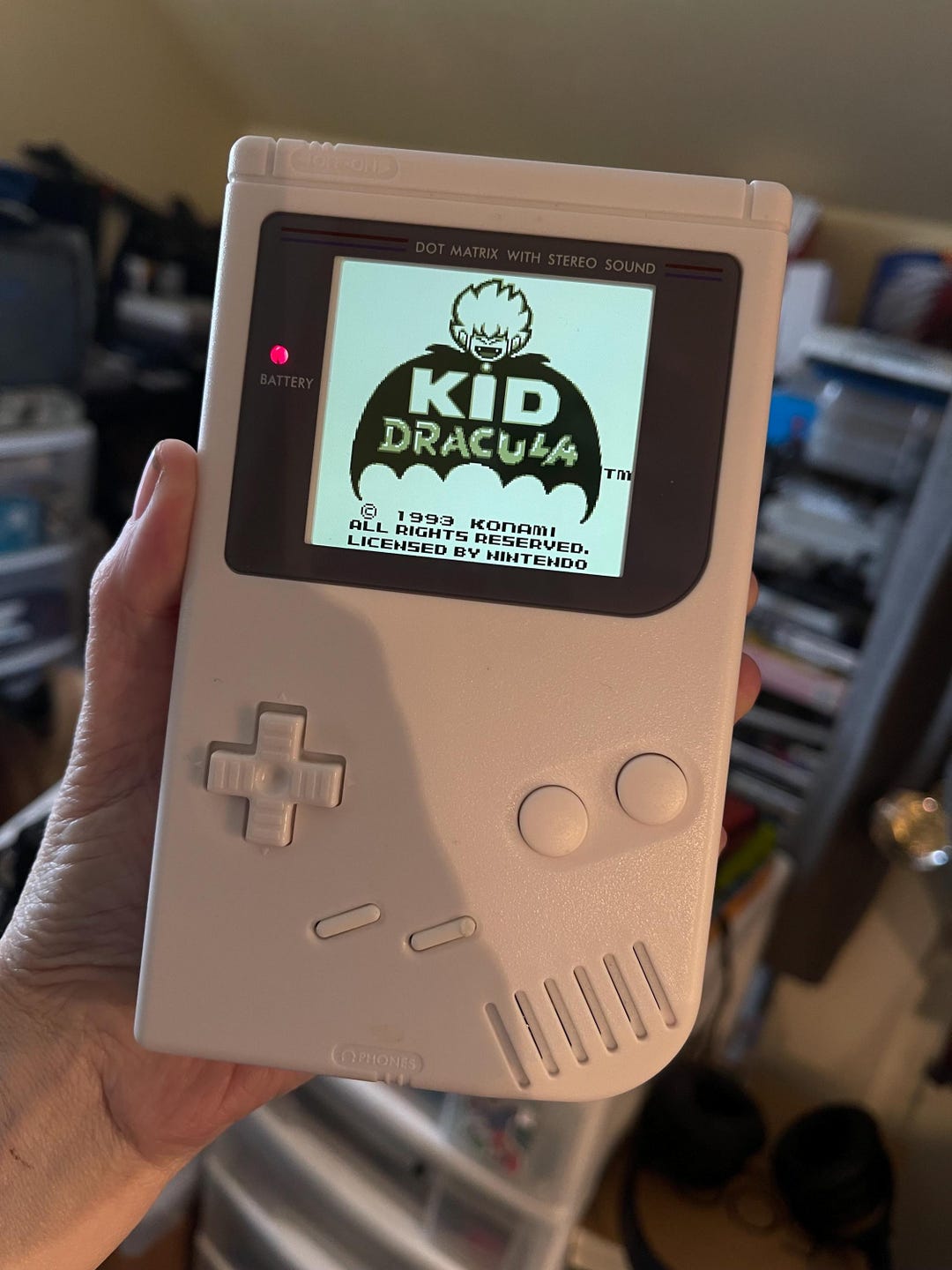 Custom White and Black Gameboy Dmg With Ripsv4 Ips Screen - Etsy