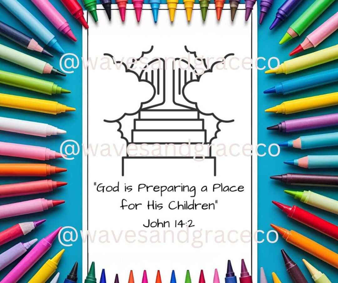 Heaven Activity Sheet - Instant Download - Etsy