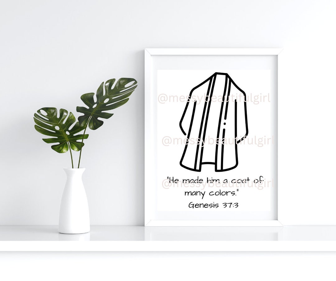 Colorful Coat Activity Sheet - Instant Download - Etsy