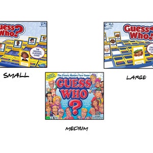 Printable Customizable Guess Who - Digital Download - Etsy