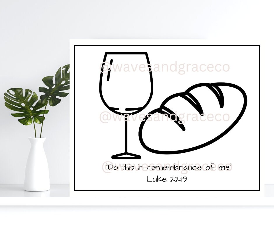 Communion Activity Sheet - Instant Download - Etsy