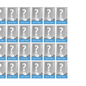 Printable Customizable Guess Who - Digital Download - Etsy